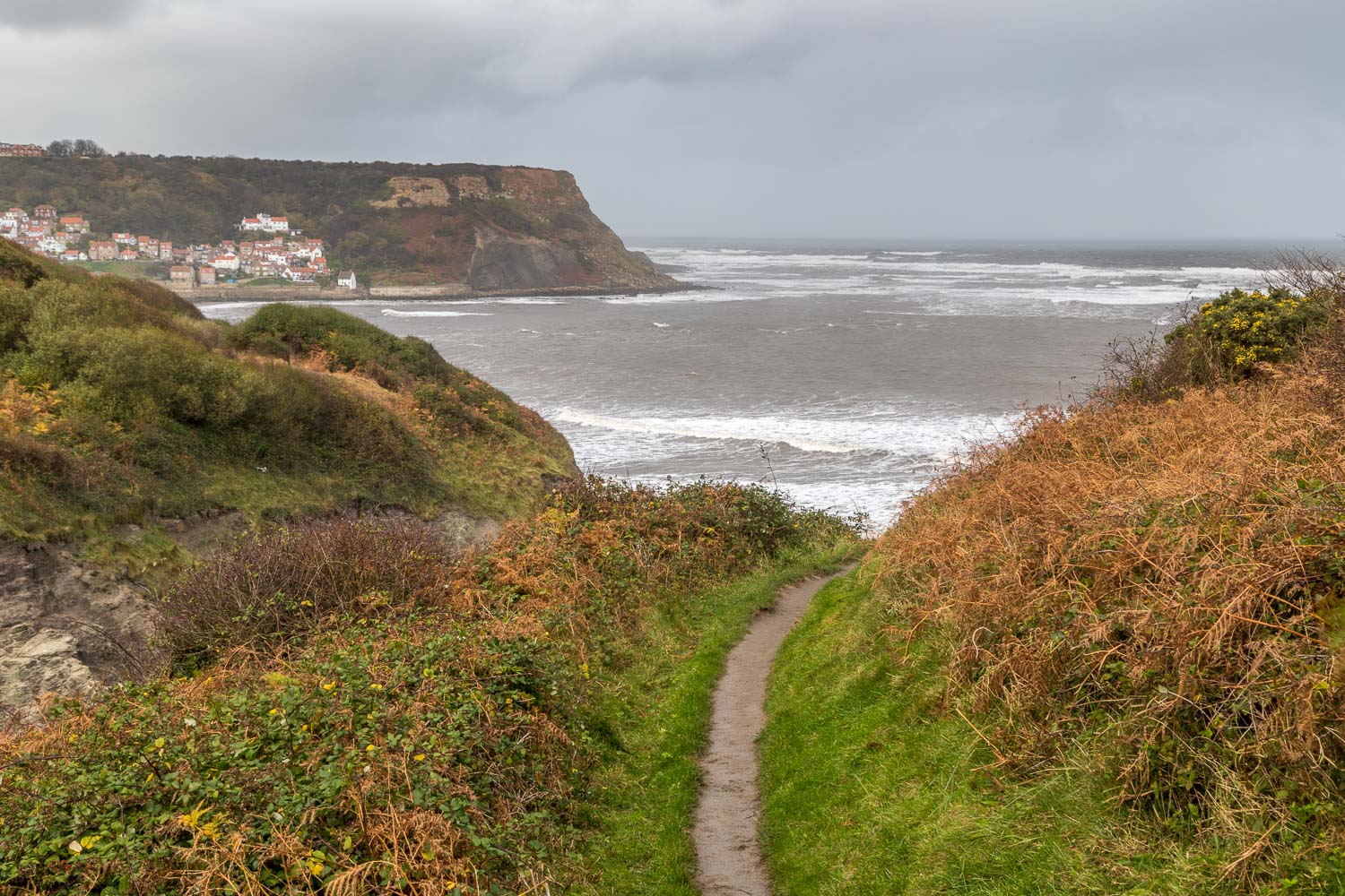Runswick Bay walk - Sandsend walk - Cleveland Way - North Yorks walks